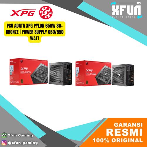 Jual XPG PYLON - PSU Power Supply Unit 550W/650W BRONZE - 550WATT ...