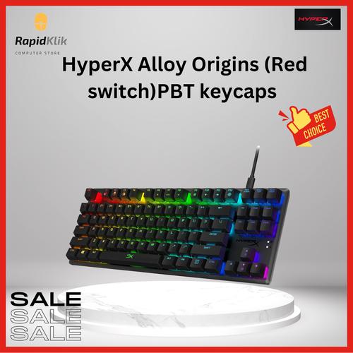 Jual HYPERX ALLOY ORIGINS (RED SWITCH) - PBT KEYCAPS - Jakarta Pusat ...