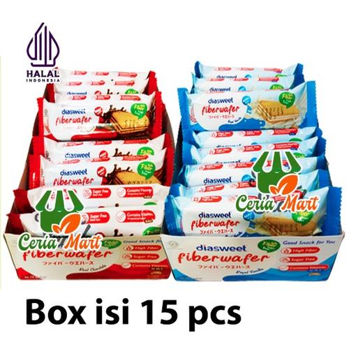 Promo Fiber Wafer Bebas Gula Sugar Free Snack Diabetes Rasa Vanilla ...