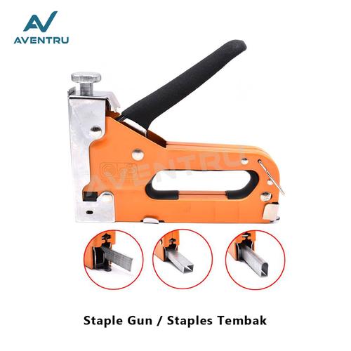 Jual Staple Stapler Gun Staples Steples Paku Tembak Jok Motort Kulit ...