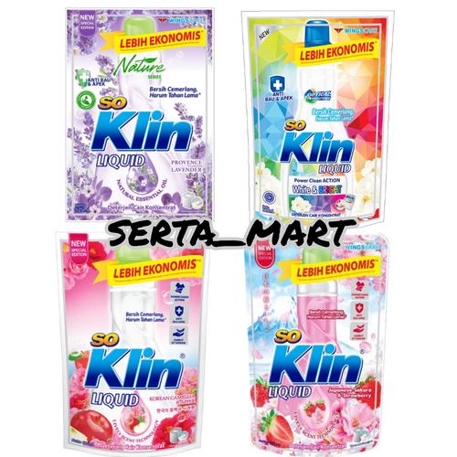 Jual Soklin Liquid Detergent 525ml - So Klin Deterjen Cair 525ml Sakura - Korean Camelia ...