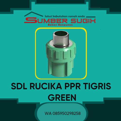Jual Rucika Soket 63 mm Drat Luar 2" SDL Male Thread PPR Green - Kota ...
