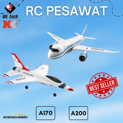 Promo RC Pesawat Terbang Airplane WLtoys WL A170 A200 2.4GHz 6 Axis ...