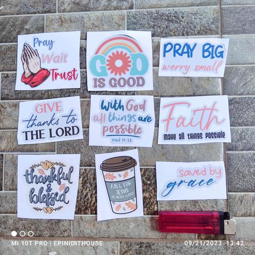 Jual Stiker Kristen Katolik Faith Jesus Lord Doa Ayat Suci Motivasi ...