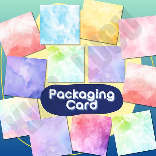 Jual Packaging Card ★ Aquarel Series ★ Alas Kemasan Packing ★ FREE ...