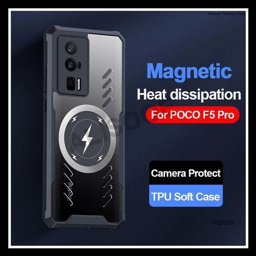 Jual Xiaomi Poco F5 Pro 5G Cooling Magnetic Original Hard Case Casing ...
