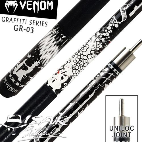 Jual [NEW] Venom Pool Cue GR-03 - Graffiti Uniloc Series Billiard Stick ...