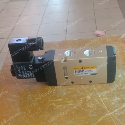 Jual SOLENOID VALVE EMC S5231-10 PORT 3/8 inch AC220 DC24 - AC220V ...