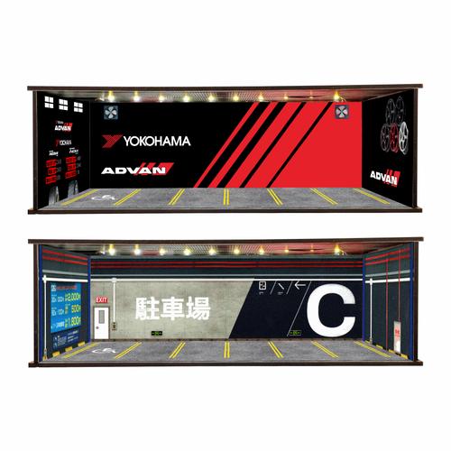 Jual KRMK DIORAMA Garasi 1/64 GARAGE ADVAN YOKOHAMA WITH LED - ADVAN 1, NON LED - Kota Banjar ...