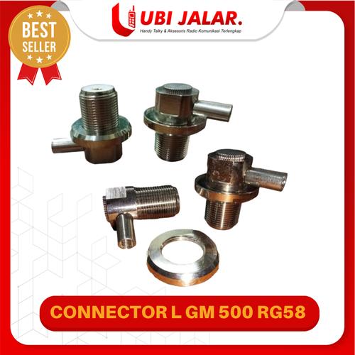 Jual CONNECTOR L GM 500 RG 58 UNTUK ANTENNA HANDYTALKY KONEKTOR RADIO ...