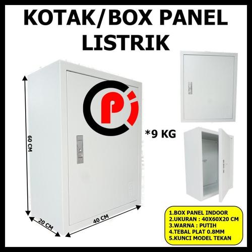 Jual Box Kotak Panel Listrik Indoor Ukuran 60x40x20 cm Bahan Plat Tebal ...