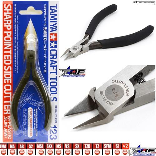 Jual TAMIYA 74123 CRAFT TOOLS SHARP POINTED SIDE CUTTER PLASTIC (SLIM ...