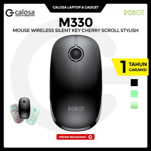 Jual MOUSE WIRELESS ROBOT M330 SILENT KEY CHERRY SCROLL STYLISH ...