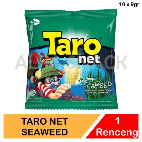Jual Snack Taro Net Seaweed Kemasan Renceng 10 x 9 gram - Kab. Sidoarjo ...