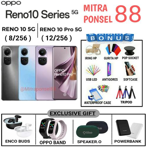 Promo OPPO RENO 10 PRO 5G RAM 12/256GB | RENO 10 5G 8/256 GARANSI RESMI ...