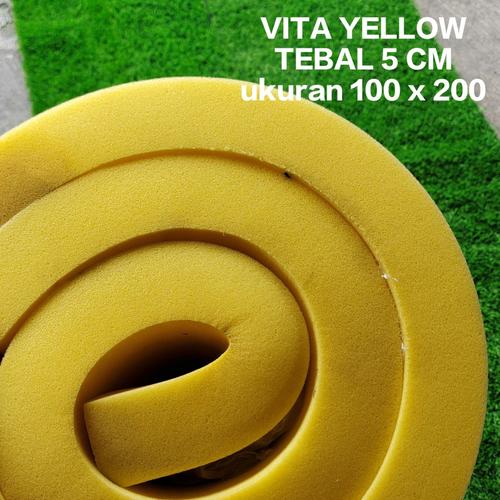 Jual Busa Kuning 1 cm / Busa Jok / Royal Foam / Vita Yellow / Busa ...