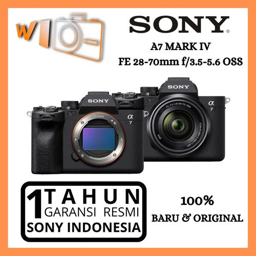 Promo KAMERA SONY A7 IV Mirrorless Camera KIT 28-70mm F/3.5 5.6 OSS - body only - Jakarta Pusat ...