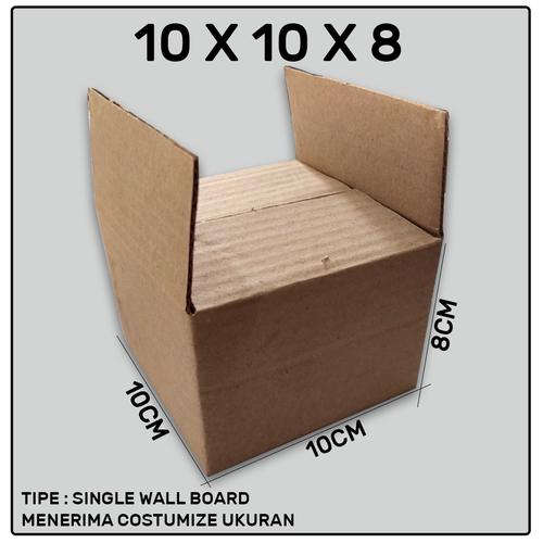 Jual karton box kardus packing kemasan kardus 10 x 10 x 8CM - Kab ...