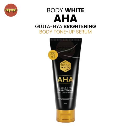 Promo BODY WHITE AHA GLUTA-HYA BRIGHTENING BODY TONE-UP SERUM 200ML ...