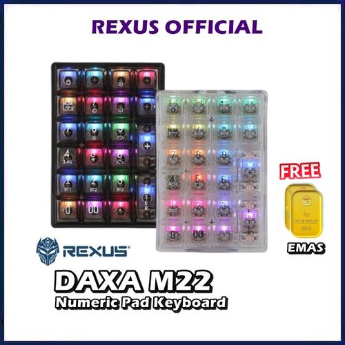 Jual Rexus Daxa M22 Keyboard Numeric Pad Mechanical Number Pad M 22 ...
