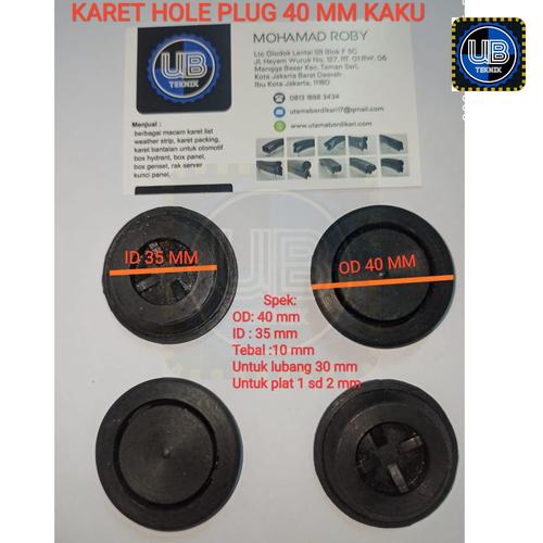 Jual KARET TUTUP LUBANG / HOLE PLUG 40 MM KAKU - Jakarta Barat - UB ...