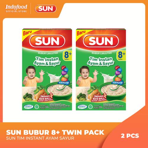 Promo Bubur 8+ Twin Pack - SUN Tim Instant Ayam Sayur (2 Pcs) - Kota ...