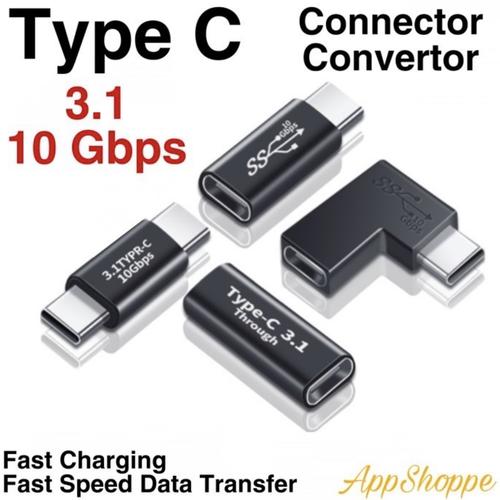 Jual CONVERTOR USB C toUSB C Fast Charging 10Gbps 3.1 - A. L-Shape ...