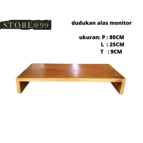 Jual Dudukan alas monitor//meja dudukan monitor stand kayu - 50x25x9cm ...