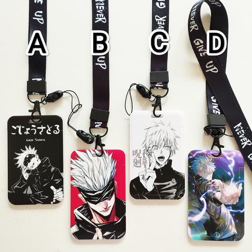 Jual Gojou Satoru Jujutsu Kaisen ID Card Holder Lanyard 1 Name Tag - A ...