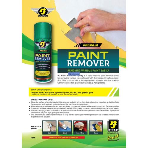 Jual RJ Premium Paint Remover Spray 400 ml / Penghapus Perontok Cat ...
