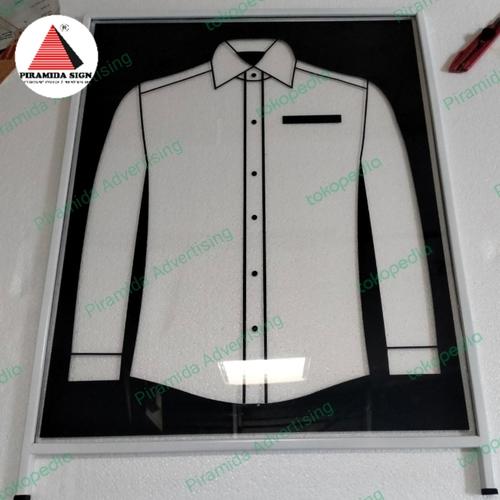Jual sampir Frame Pigura baju kemeja kain batik - Kota Surabaya ...