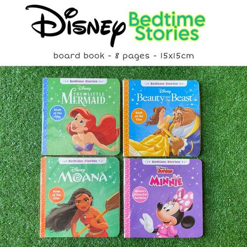 Jual Disney bedtime stories board book little mermaid moana minnie ...