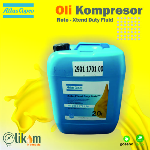 Jual Oil Xtend duty 2901170100 atlas copco screw air compressor Oli ...