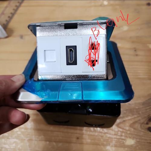 Jual stop kontak lantai meja LAN hdmi blank - Jakarta Pusat - PISON ...
