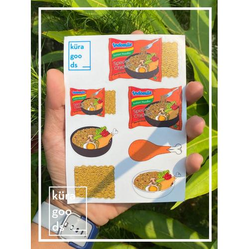 Jual Sticker Pack Indomie Ayam Spesial | Stiker Set Aesthetic Lucu ...