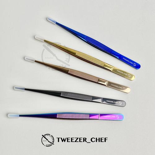 Jual Straight Tweezer 20 cm masak plating | Capit makanan Lurus 20cm ...
