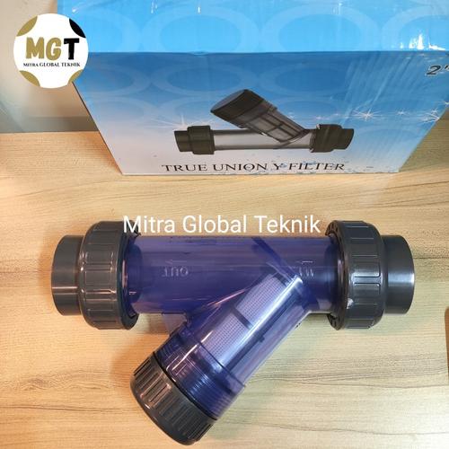 Jual 1 1/2" Inch Y Strainer PVC Transparant Socket DN40 - Jakarta Barat ...