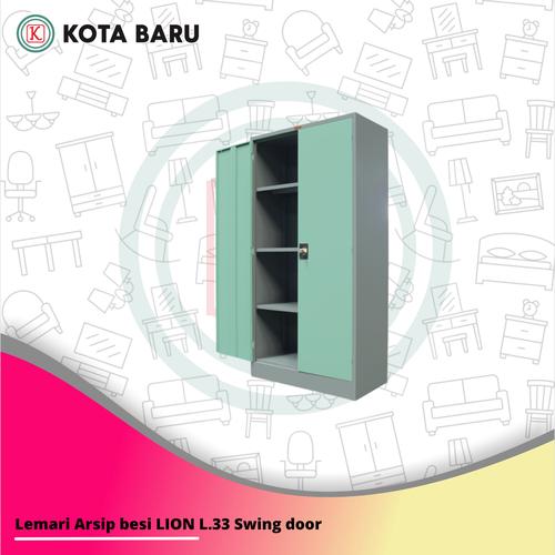 Jual Lemari Arsip besi LION L.33 Swing door - Kota Cilegon - Kota Baru ...