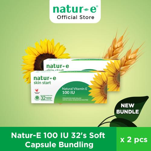 Promo Natur-E Skin Start Natural Vitamin E 100 IU 32s 2pcs suplemen ...