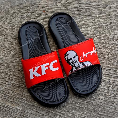 Jual Sandal Selop Pria Ukuran Jumbo Nike KFC Sandal Selop Ukuran 44 45 ...
