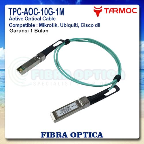 Jual Tarmoc TPC-AOC-10G-1M | SFP+ Active Optical Cable 1 Meter ...
