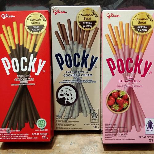 Jual Pocky Pocky 3 Varian Rasa - Cookies&Cream - Kota Padang - visera ...