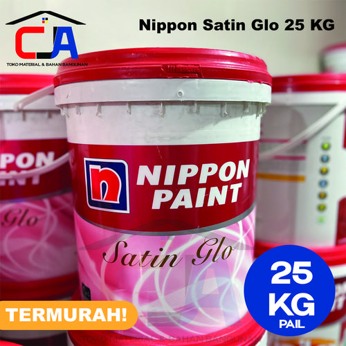 Jual Nippon Paint Cat Satin Glo 25 KG PAIL - Putih GOJEK READY ...