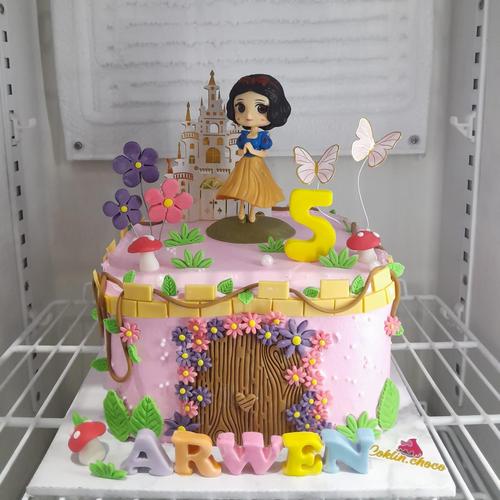 Jual KUE ULANG TAHUN SNOW WHITE / CAKE PRINCESS / KUE TART PUTIH SALJU ...