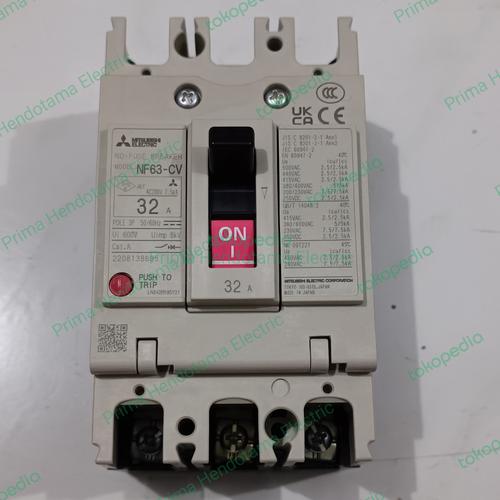 Jual MCCB Breaker Mitsubishi NF63-CV 63CV 16A 20A 25A 32A 40A 50A 63A 3P - 50A - Kota Medan ...