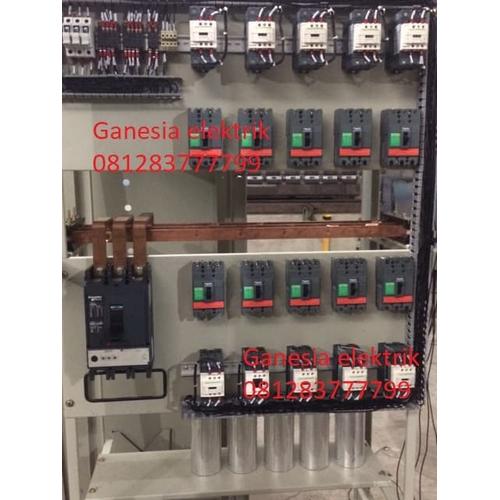 Jual panel listrik kapasitor bank 6 Step 150kva kapasitas 110kvar ...
