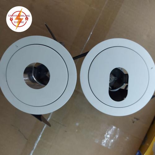 Jual Kap rumah lampu mr16 pinhole oval spot fokus downlight spotight ...