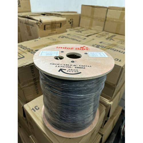 Jual Drop core 4 core 3 Seling 1000meter G657A1 / Dropwire 4 core 3 ...
