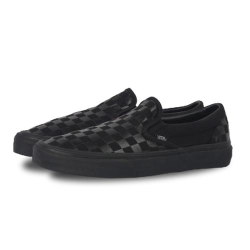 Jual Vans Slip On Mono Checkerboard Black Black Original / Vans Slip On ...