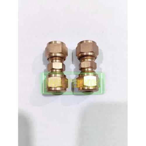 Jual UNION CONNECTOR BRASS/KUNINGAN 6MM UNION PIPA TEMBAGA 6MM - Kota ...